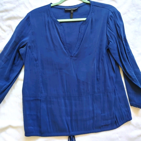 BCBGMaxAzria | Tops | Bcbg Navy Blue Top | Poshmark
